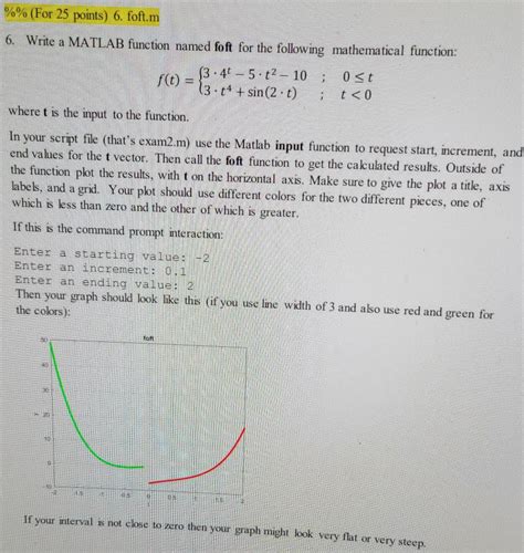 Solved 90 For 25 Points 6 Foftm 6 Write A Matlab
