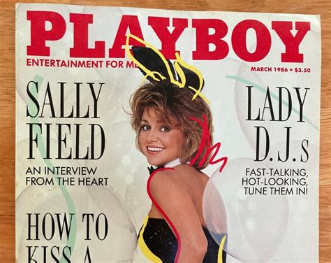 Rare Vintage Sally Field Playboy March 1986 Etsy