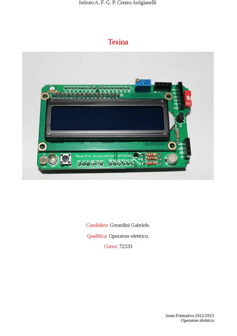 arduino docsity