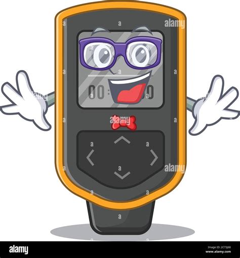 A Caricature Drawing Of Nerd Dive Computer Wearing Weird Glasses Stock Vector Image And Art Alamy