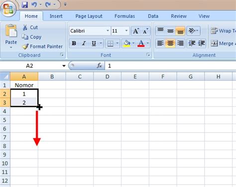 Cara Membuat Link Nomor Urut Di Excel Cara Membuat Nomor Urut Otomatis Riset