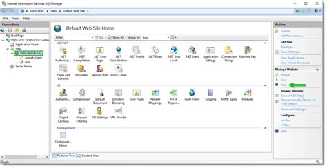move the devolutions server website at the default website root