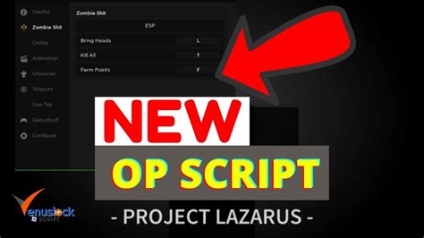 Project Lazarus Script 2022 Roblox Gui Infinite Money Working New Update