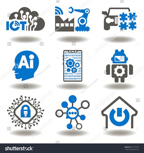 82341 Iot Icons 이미지 스톡 사진 및 벡터 Shutterstock