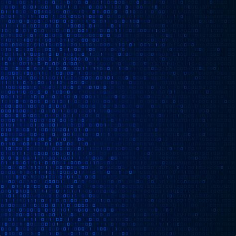 Blue Binary Background 10550593 Vector Art At Vecteezy