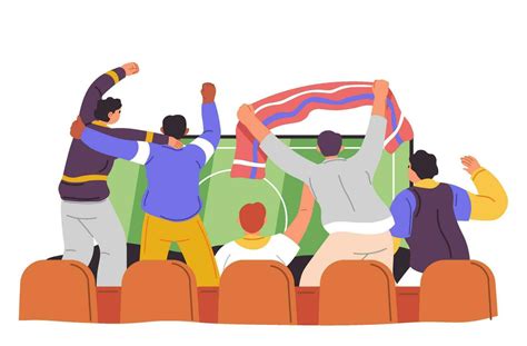 Cheering Sports Crowd Clipart