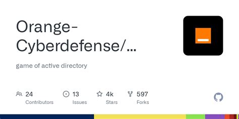 Goad Readme Md At Main · Orange Cyberdefense Goad · Github