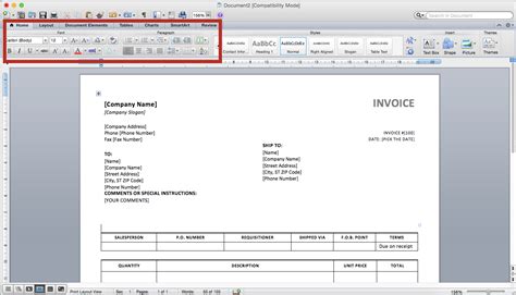 How To Create An Invoice In Word A Step By Step Guide