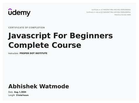 Excited To Share That Ive Completed The Javascript For Beginners