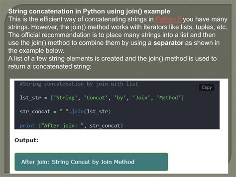 Python Topic 2 String Concatenationspptx Free Download