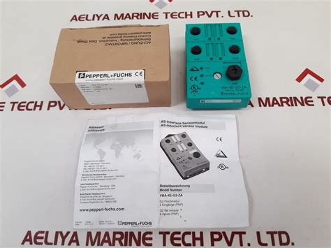 pepperl fuchs vba 4e g2 za as interface sensor module aeliya marine
