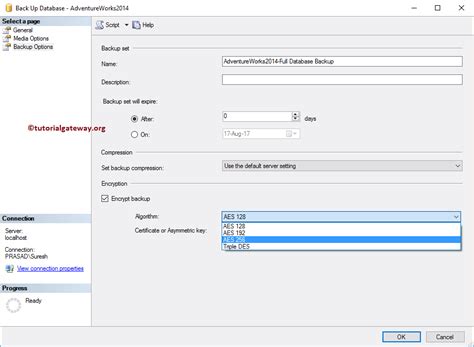 Backup SQL Database