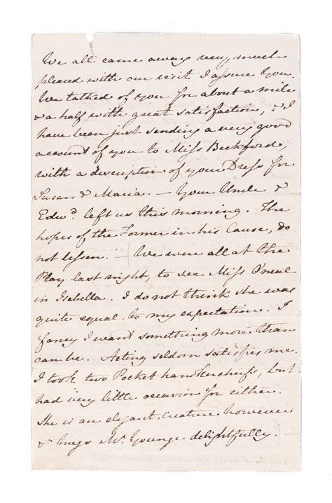 Letter From Jane Austen To Anna Lefroy 29 November 1814 Jane Austens House