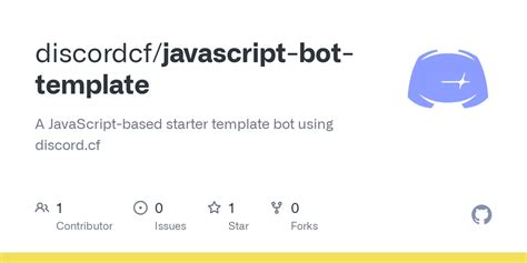 Github Discordcfjavascript Bot Template A Javascript Based Starter