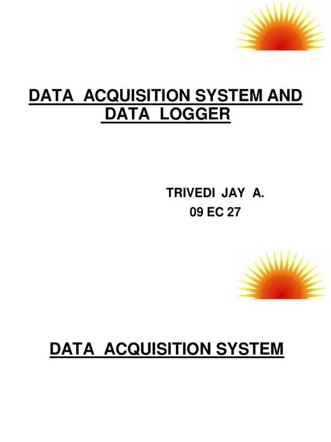 Data Log Pdf Data Acquisition Computer Engineering