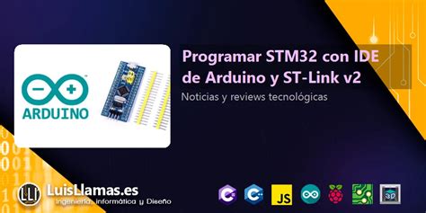 programming stm32 with arduino ide and st link v2