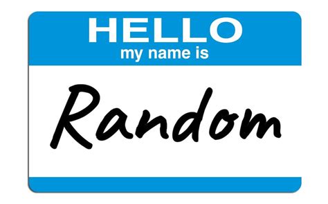 Hello My Name Is Generator