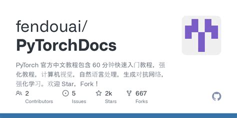 PyTorchDocs What Is Pytorch Md At Master Fendouai PyTorchDocs GitHub