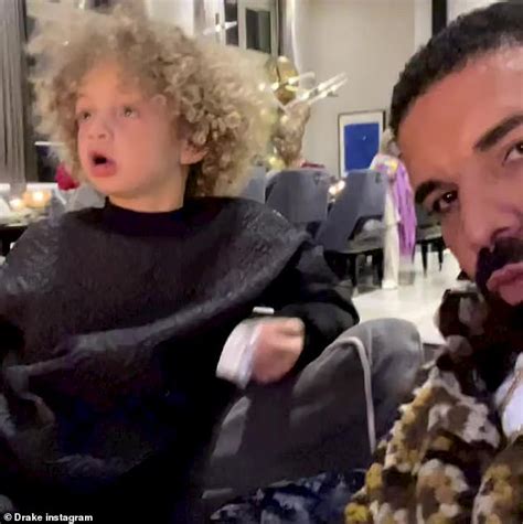 Fans Go Wild For Drakes Son Adonis 5 Crashing The Rappers Latest Interview Daily Mail Online