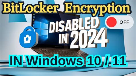 Turn Off Bitlocker On Windows 10 11 2024 Easy Tutorial YouTube