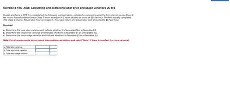 solved exercise 8 14a algo ﻿calculating and explaining