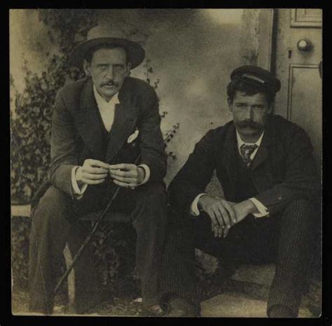Photograph Of William Ayerst Ingram Left And Henry Scott Tuke Seated In Front Of Tukes Home
