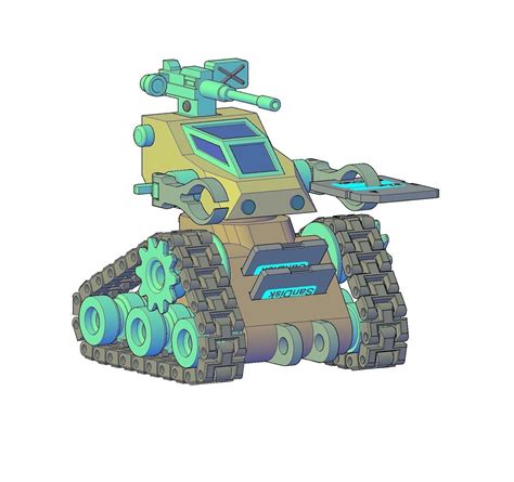 ROBOT SD CARD SLOT D Model D Printable CGTrader