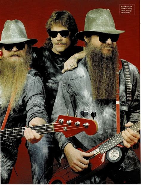 Zz Top Dusty Hill Frank Beard Billy Gibbons Music Print Ad Photo Etsy