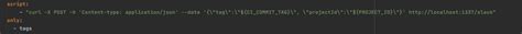 Gitlab Ci Wont Replace My Variables In Curl Stack Overflow