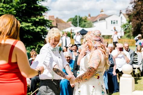 Same Sex Wedding Photographer At The Waterside Venue Shell And Amileigh