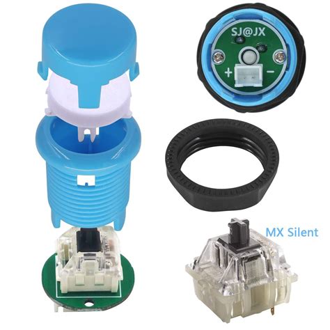 SJ JX Arcade Game Player Controller DIY Kit Microswitch Button Way Joystick Zero Delay USB