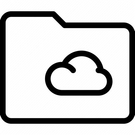 Cloud Directory Folder Storage Icon Download On Iconfinder