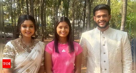 Ramachari Fame Mouna Guddemane And Rithvik Krupakar Share A Joyful