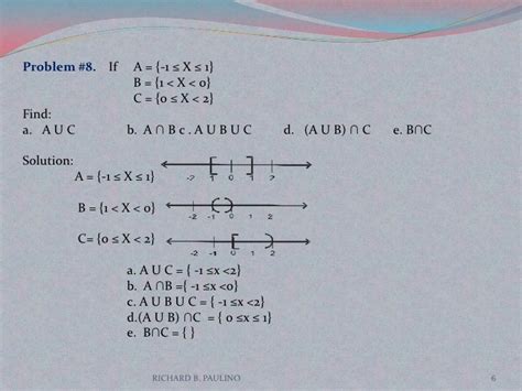 set theory and logic problem set