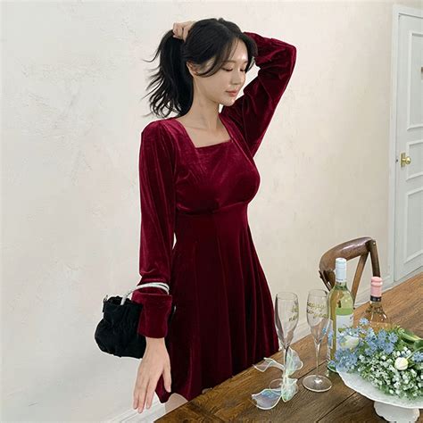 파티준비🍷 샤먼 벨벳원피스 크리스마스 연말룩 파티 생일 축제 연말원피스 파티원피스 오프숄더 원피스 벨벳블라우스 벨벳 미니원피스 셔링원피스 슬림원피스 스판원피스 섹시