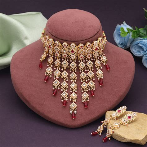 Rani Color Rajputi Jewellery Rani Haar Designed For Majestic Bridal An