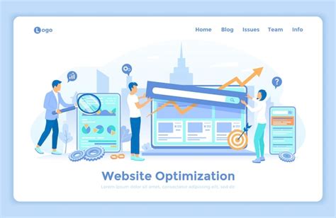 Premium Vector Website Optimization Analysis Content Writing