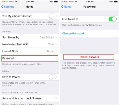 How To Reset Your Notes Password On IPhone IPad And Mac