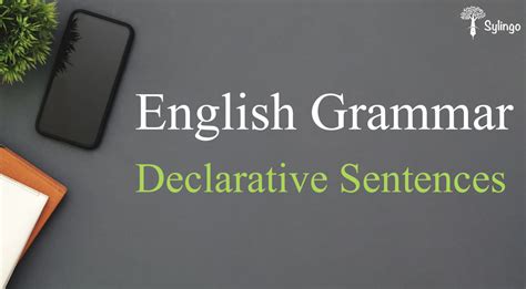 Declarative Sentence Examples