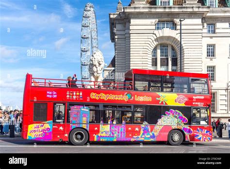 Transport Open Top Buses Double Decker London Eye Wheel City Sig Hi Res