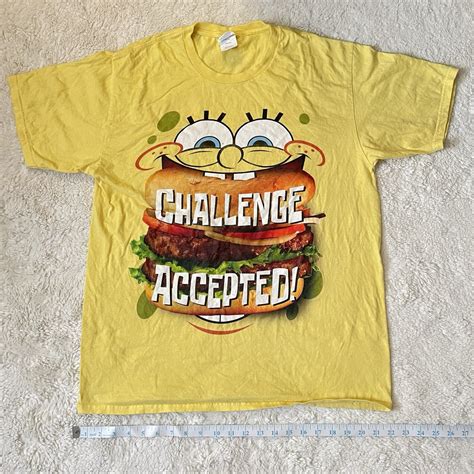 Spongebob Challenge Accepted Krabby Patty Nickelodeon Gem