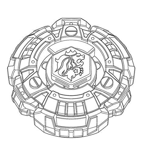 Beyblade Metal Fury Coloring Pages