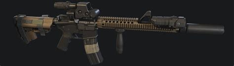 M4a1 Sopmod Block Ii Tanned Handguard And Custom Stock At Ghost Recon Breakpoint Nexus Mods