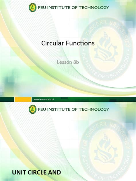 8b Circular Functions Pdf Angle Circle