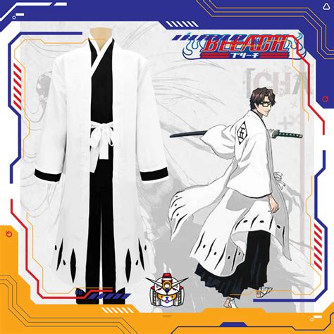 Qtakasi Aizen Bleach Cosplay Costume Yukata Hakama Shopee Singapore