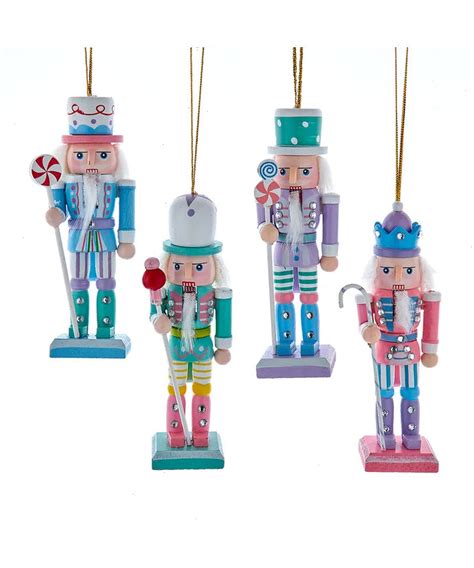 5 Pastel Nutcracker Ornaments 4 Assorted Nelson Enterprises