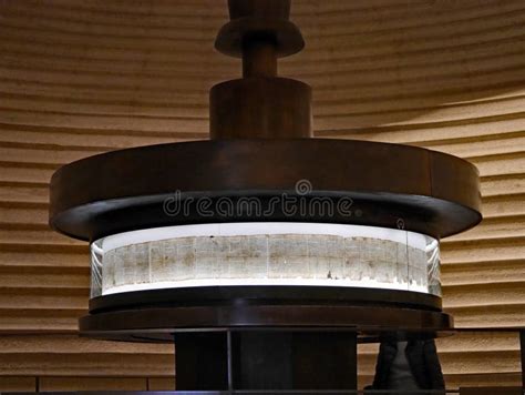 Book Of Isaiah From The Dead Sea Scrolls Editorial Photography Image Of Ancient Circular