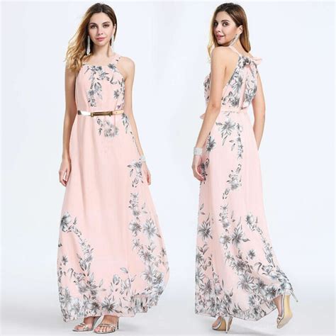 Women Summer Casual Floral Sleeveless Evening Part Vicedeal