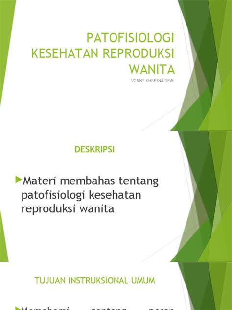 Patofisiologi Kesehatan Reproduksi Wanita Pdf