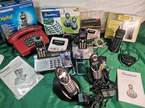 продам в москве 4 dect телефонов panasonic, binatone, alcatel + кн ...